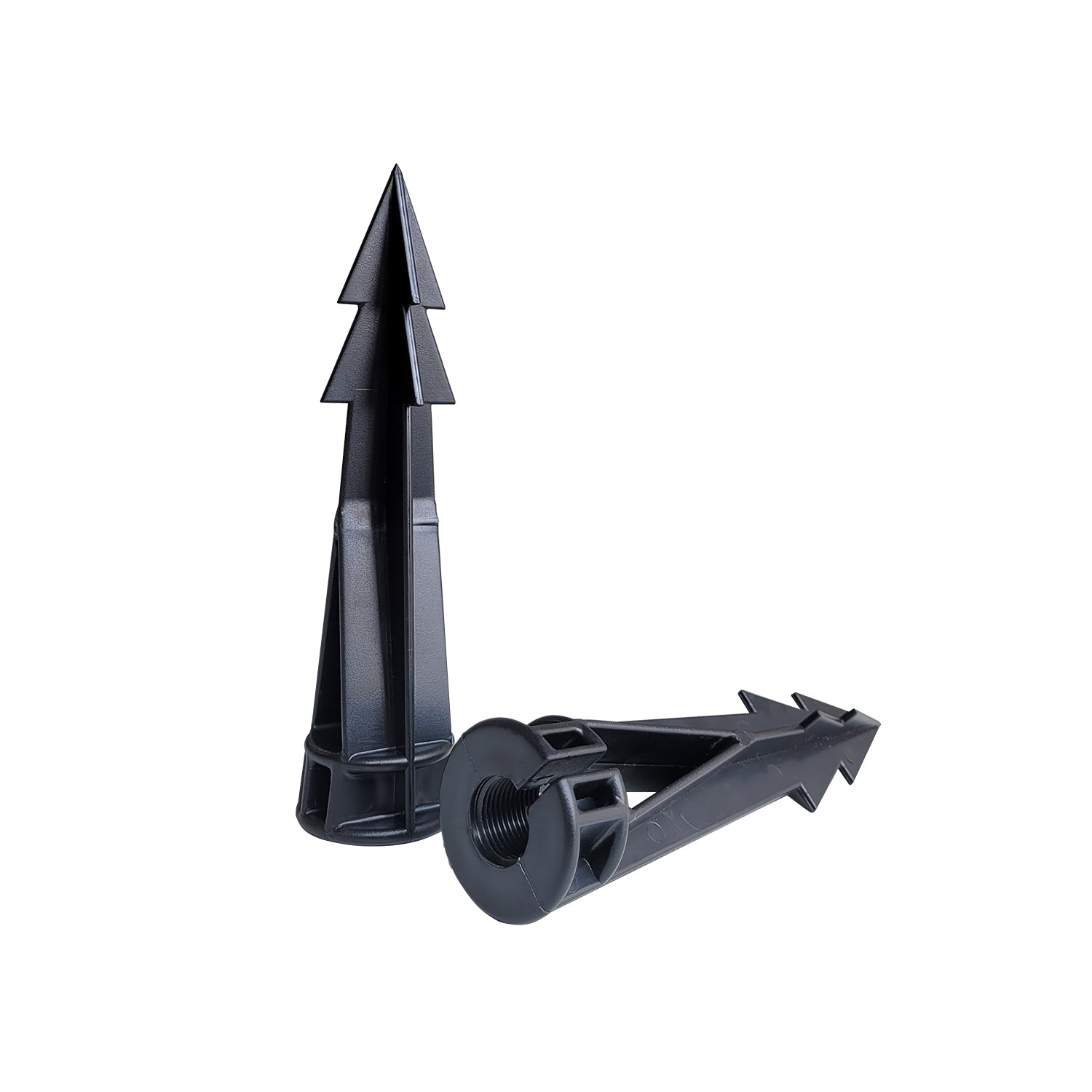 Landscape Lights Ground Stake Spikes - PVC-Medium Size with Cut